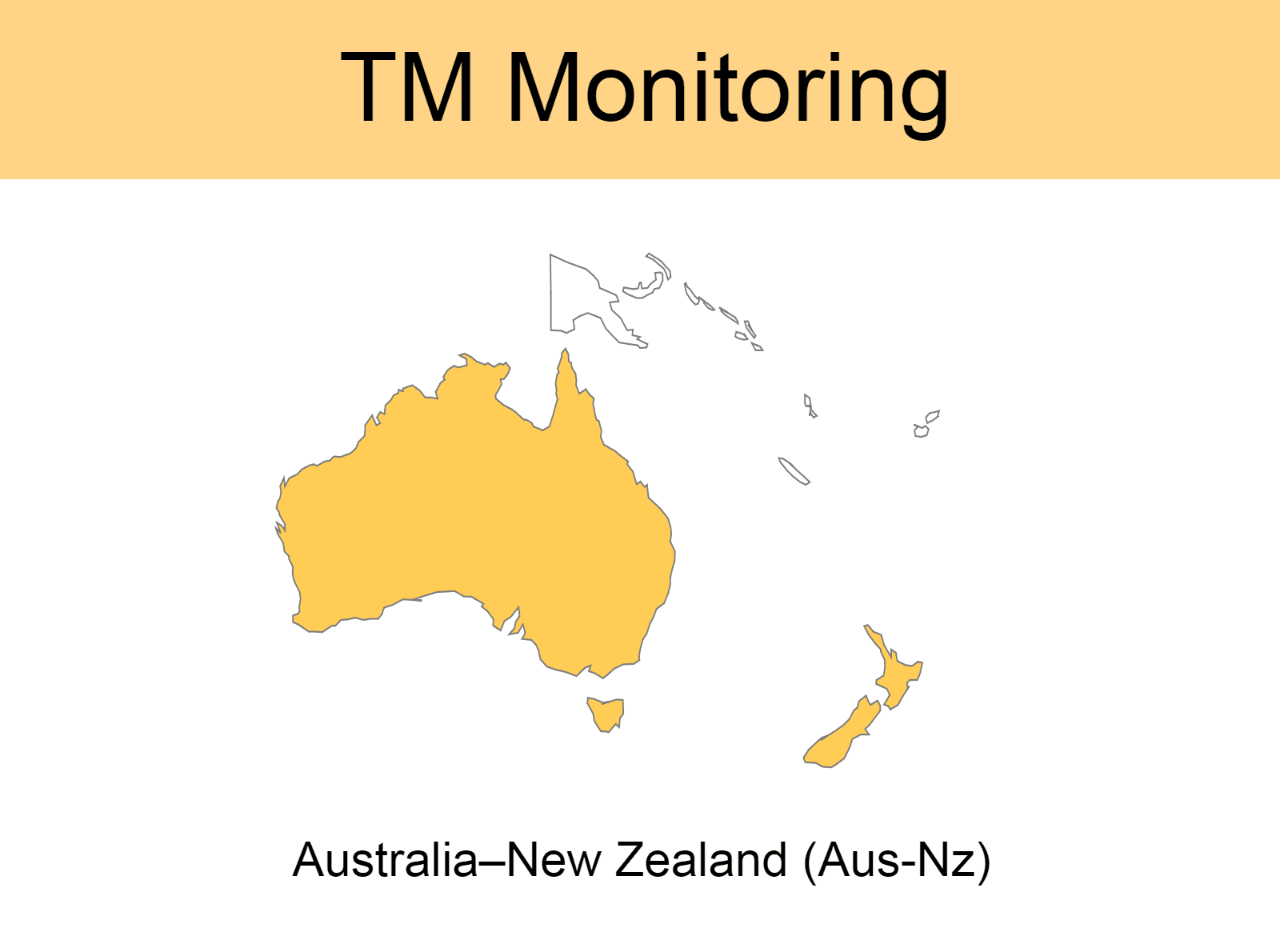Aus Nz Map TM Monitoring - TMReady (Formerly The Trademark Search Company)